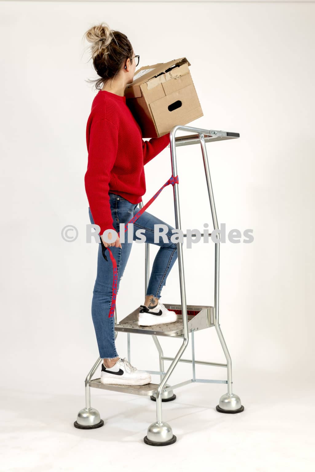 Plateforme 2 Marches 400 x 400H1470mm – MP002 – Rolls Rapides